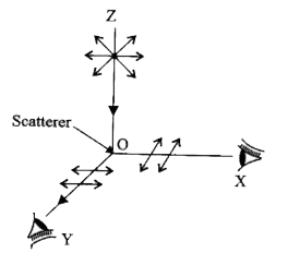 Explain polarisation of light by Scattering.