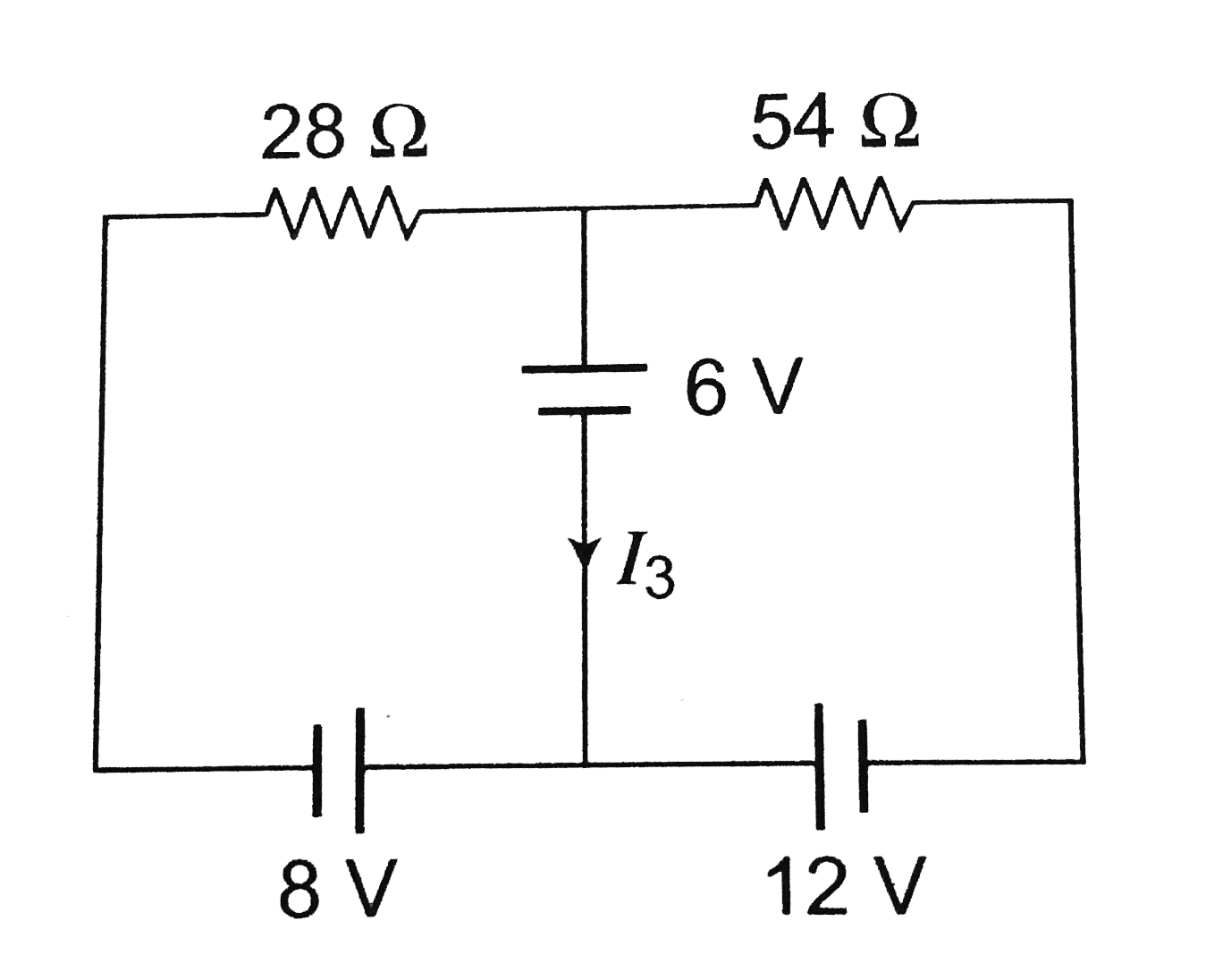 Consider The Circuit Shown In The Figure The Current I 3 Is Equal To
