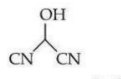 Bond line formula of HOCH(CN)(2) is