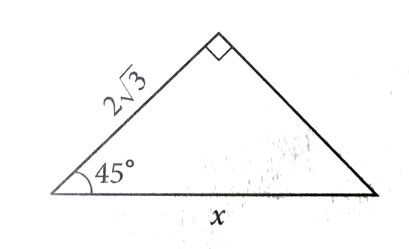 In The Figure Above What Is The Value Of X 