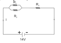 Calculate total resistance in the following circuit.
