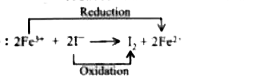 In the following reaction, which is the species being oxidised? 2Fe(