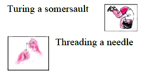 Make a short list of things you find difficult to do. For example: