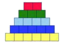 Let's create a pyramid! Use the following clues. (i) A two