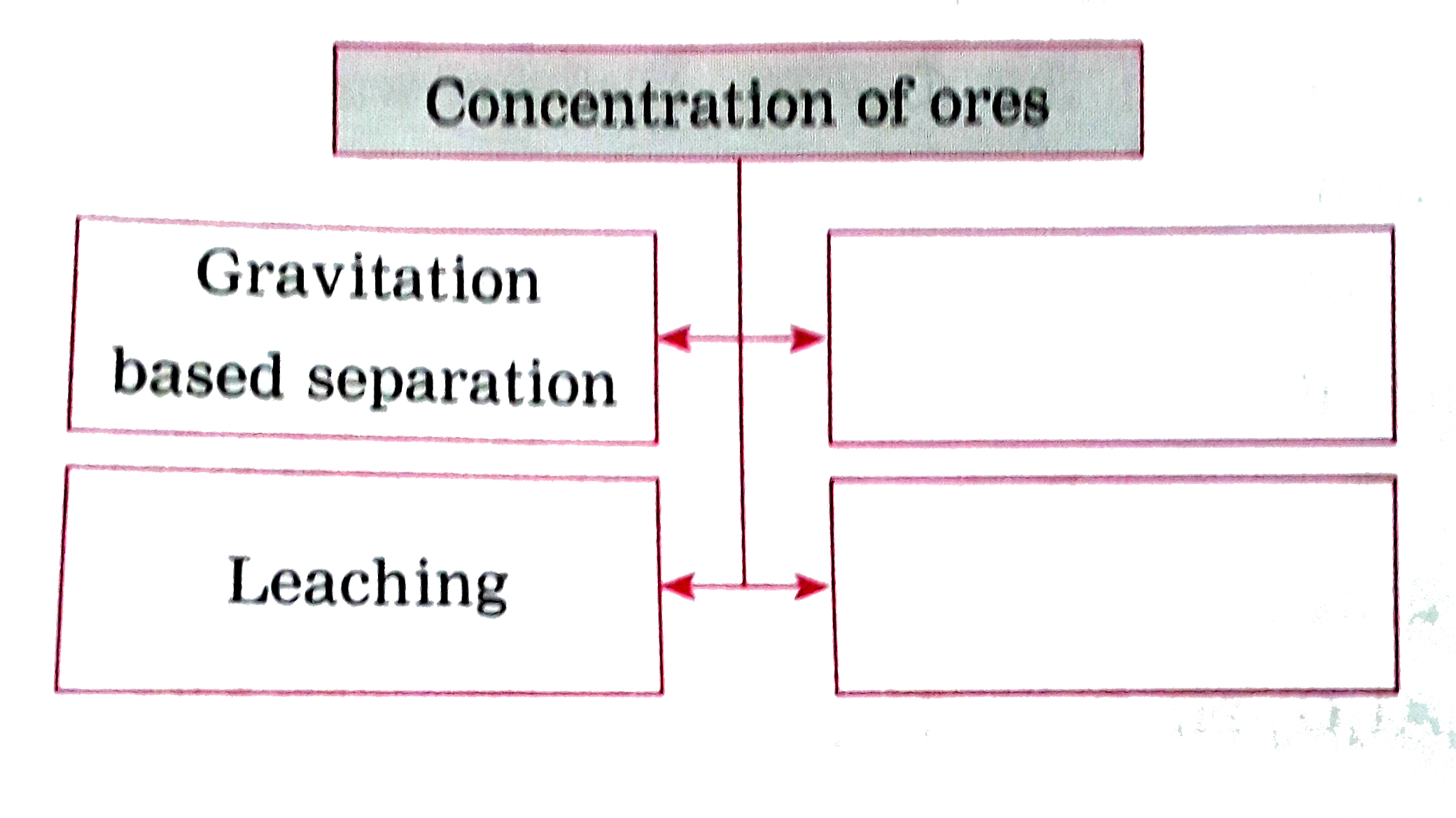 Complete the following flow chart and answer the questions below