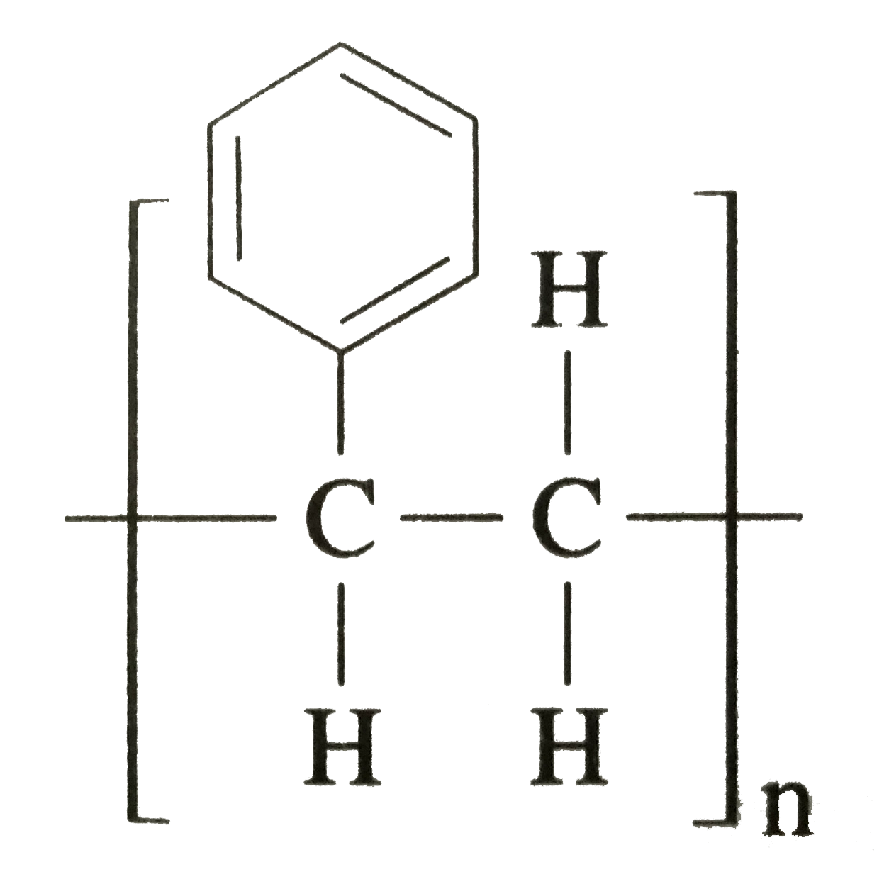 Write The Structure Of Polystyrene And Give Its Uses Structure
