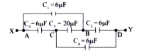 What is the effective capacitance between points X and Y?