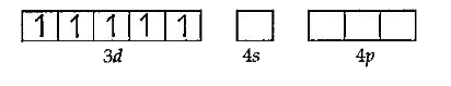 Predict the number of unpaired electron in [MnBr4]^(2-).