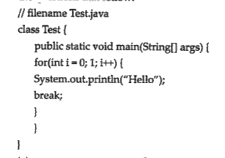 Regarding the program code given below, answer the questions that foll