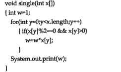 With reference to the program code given below, answer the questions t