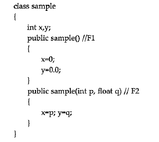 Given the code : What kind of functions are functions F1and F2