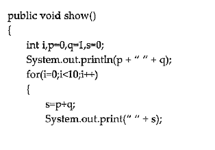 What is the code doing