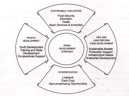In the above figure, rural development strategies are SSG, Diversifica