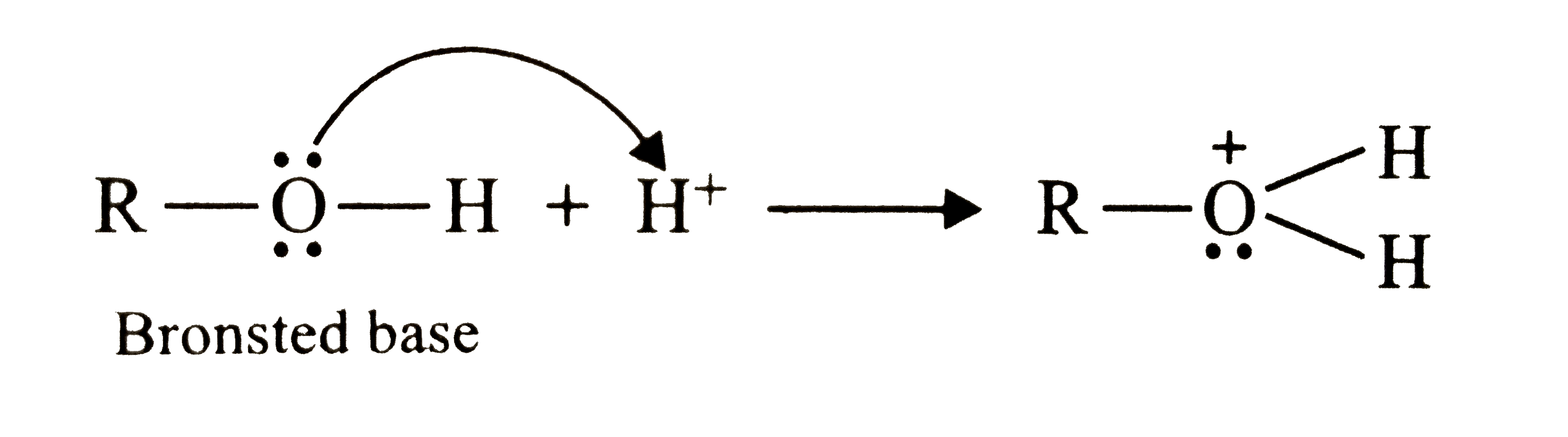 Of the two hydroxy organic compounds ROH and R'OH, the first one is ba