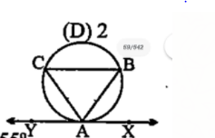 ଦତ୍ତ ଚିତ୍ରରେ ABC ବୃତ୍ତସ୍ଥ A ବିନ୍ଦୁରେ ସ୍ପର୍ଶକ leftrightarrow XY | over