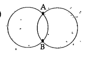 Construct two circle with same radii (plural of radius) in such a way