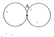 Construct two circle with same radii (plural of radius) in such a way
