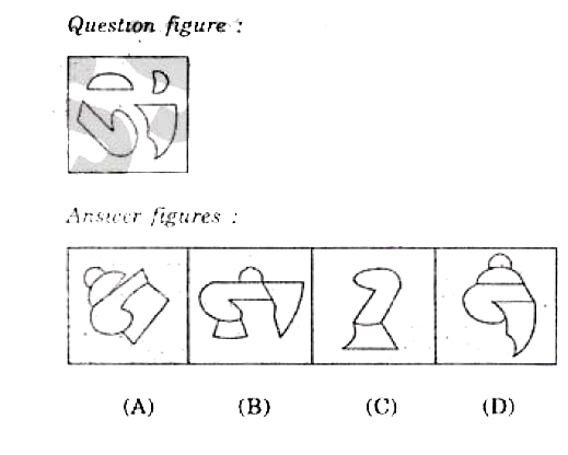 Identify the answer figure from which the pieces given in question fig