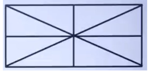 How many rectangles are there in the given figure? दी गई आकृति में कित