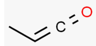 Methyl ketene is a very famous compound used in radical and carbene an