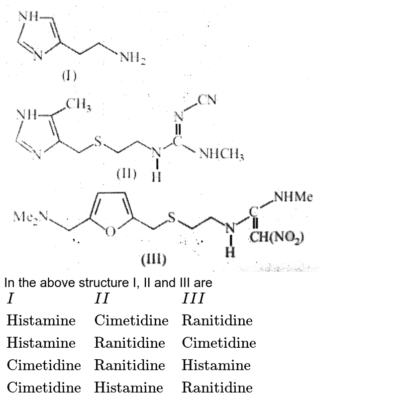 How is acidity cured with cimetidine or ranitidine
