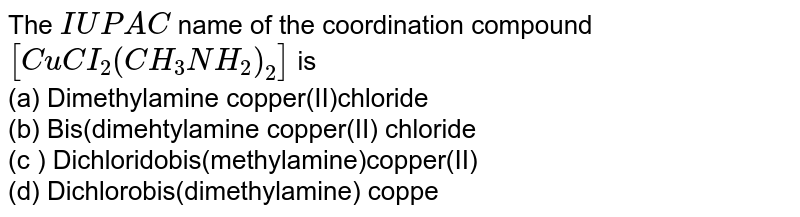 The IUPAC name of the compound [Cu NH3 4]NO32 is : A Cuprammonium