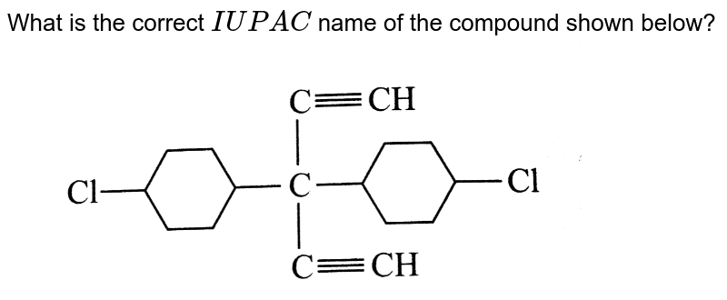 What is the Iupac name for the compound shown below.
