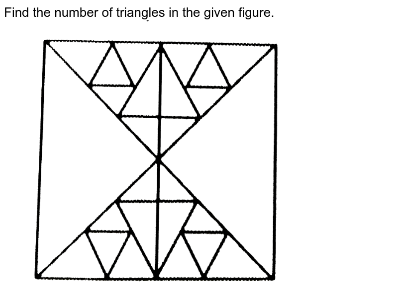 Find the number of triangles in the figure.