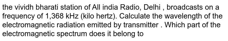 The Vividh Bharati Station of All India Radio Delhi broadcasts on