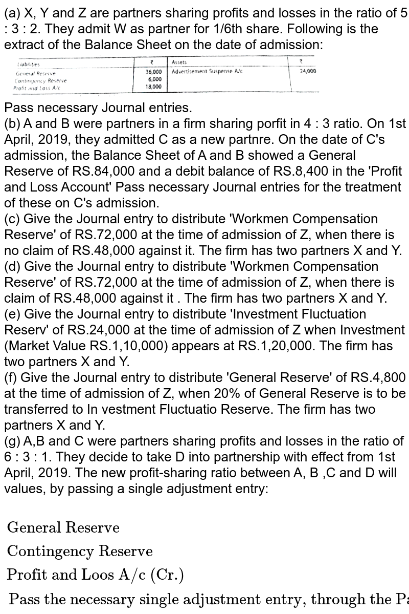 At the time of admission of a new partner workmen’s compensation