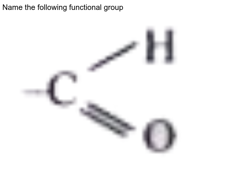 Name the functional group of each of CH3OH CH3COOH CH3CHO.