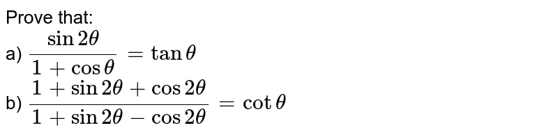 sin2theta - cos2theta =1