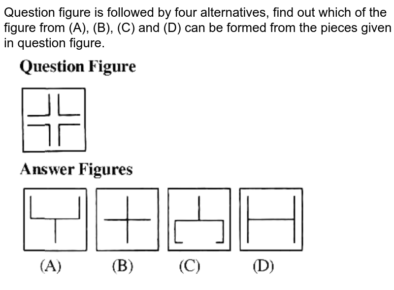 Find out which of the figures 1 2 3 and 4 can be formed from the p