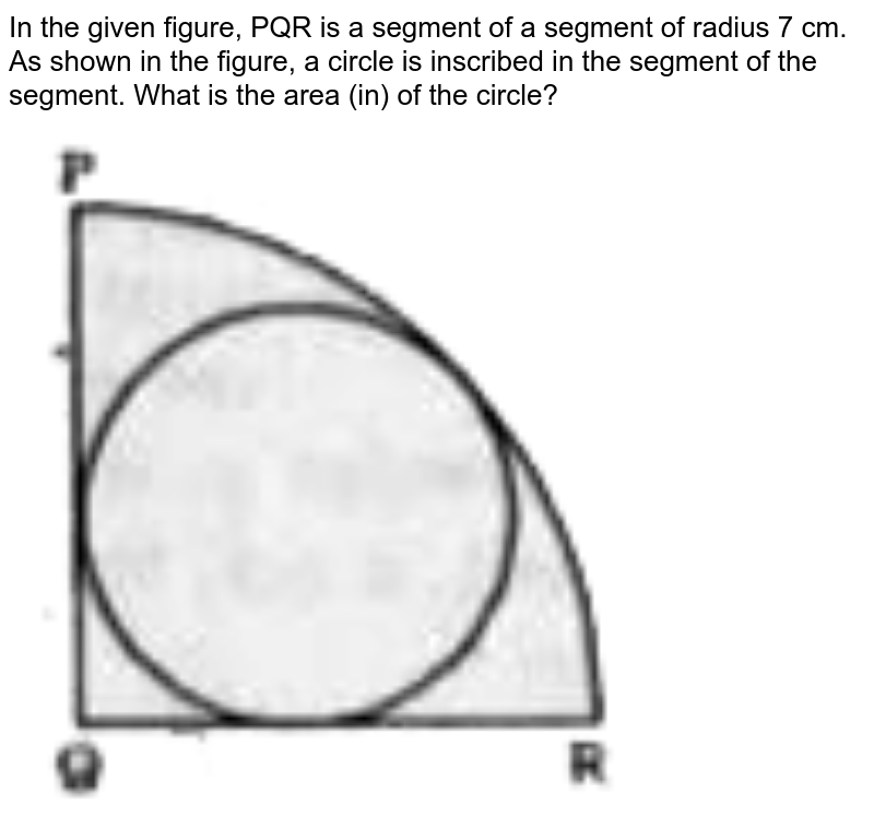What is the formula of Area of a Segment?