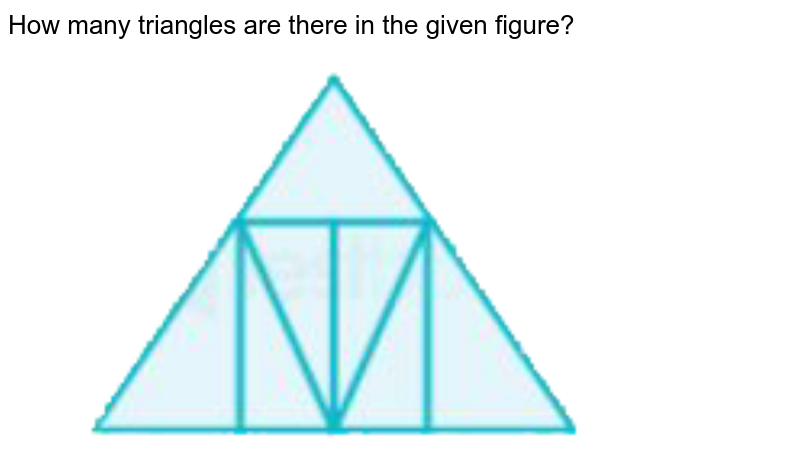 How many triangles are there in the figure?
