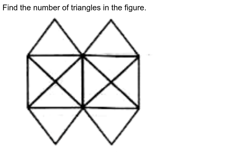 Find the number of triangles in the figure.