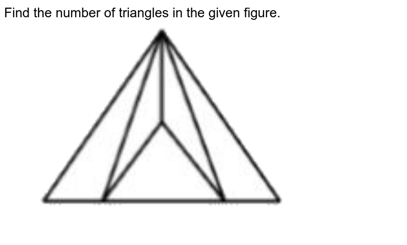 Find the number of triangles in the given figure.