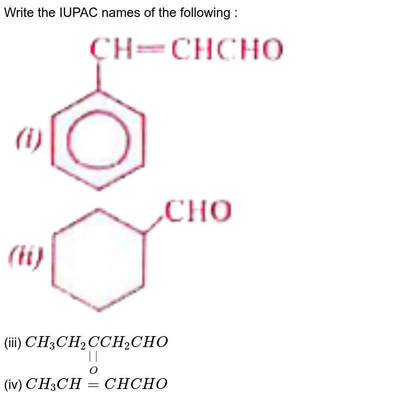 Write IUPAC names for the following compounds. a ClCH2CH2OH. b CH2