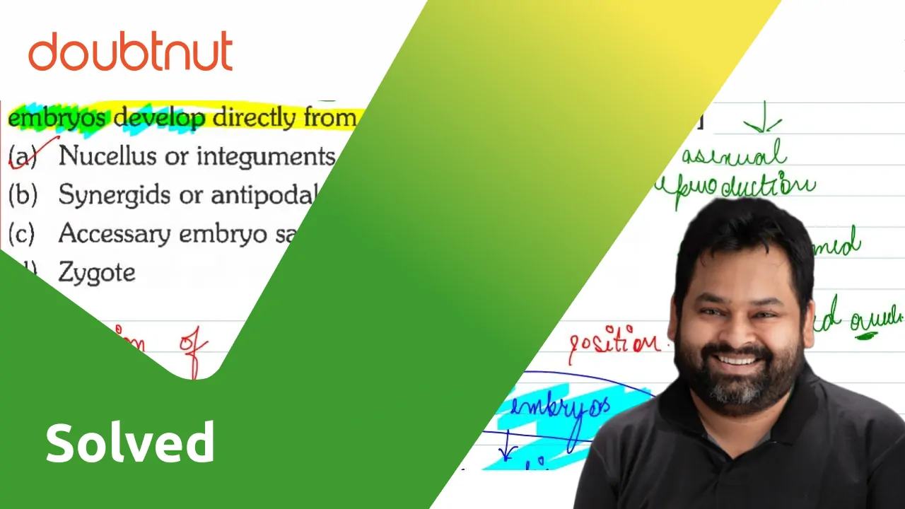 In a type of apomixis known as adventure embryony embryos develop dire