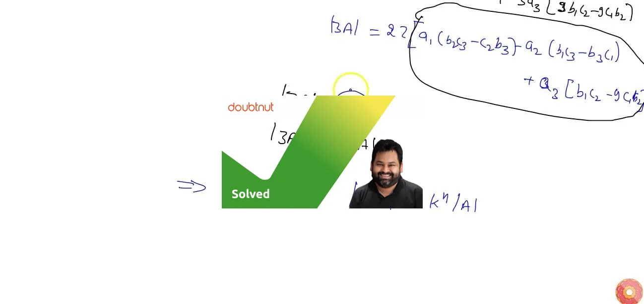 If A is a3x3 matrix, |A| != 0 and |3A|=k|A| , then write the value of