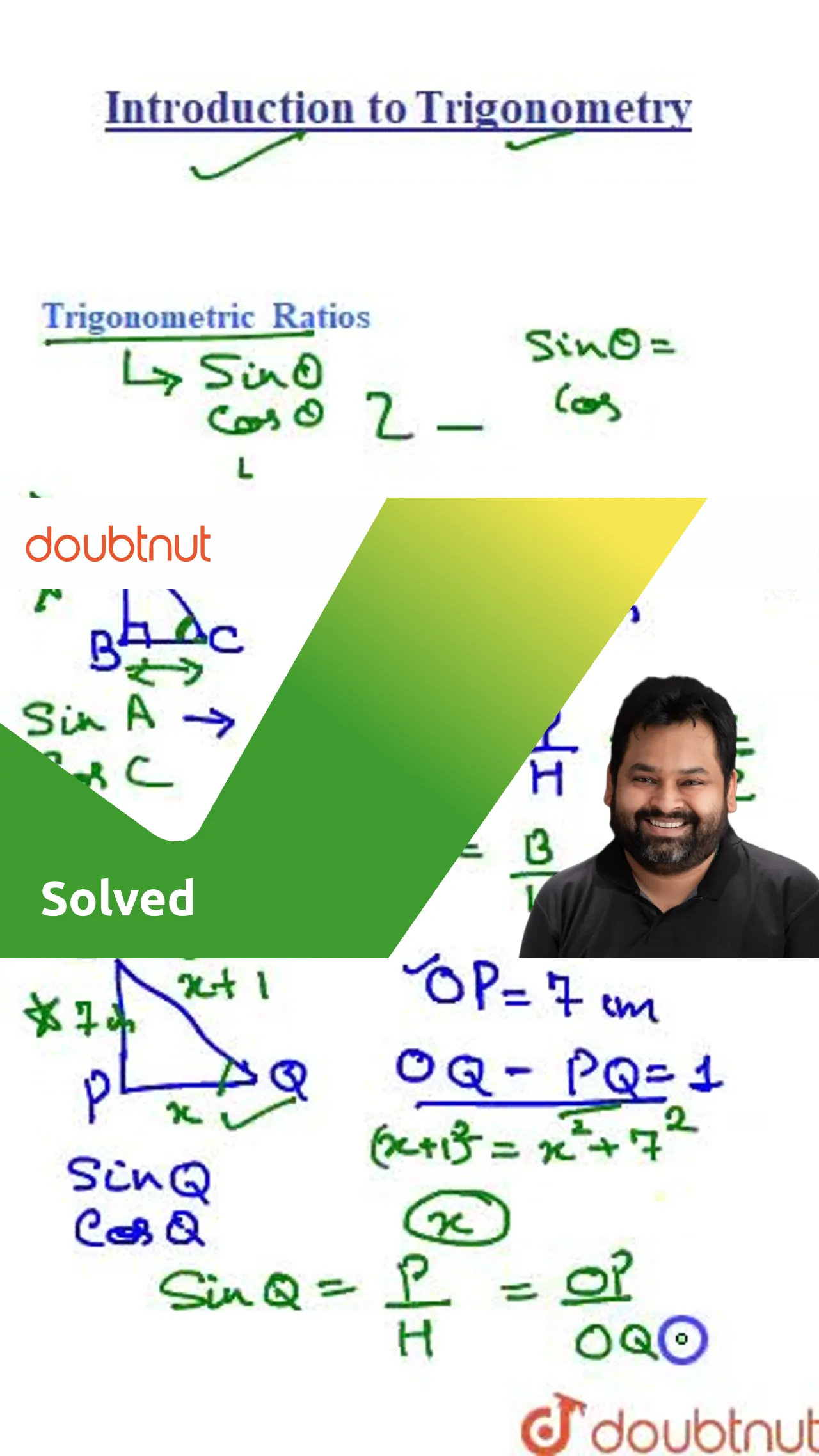Trigonometric Ratio and Questions