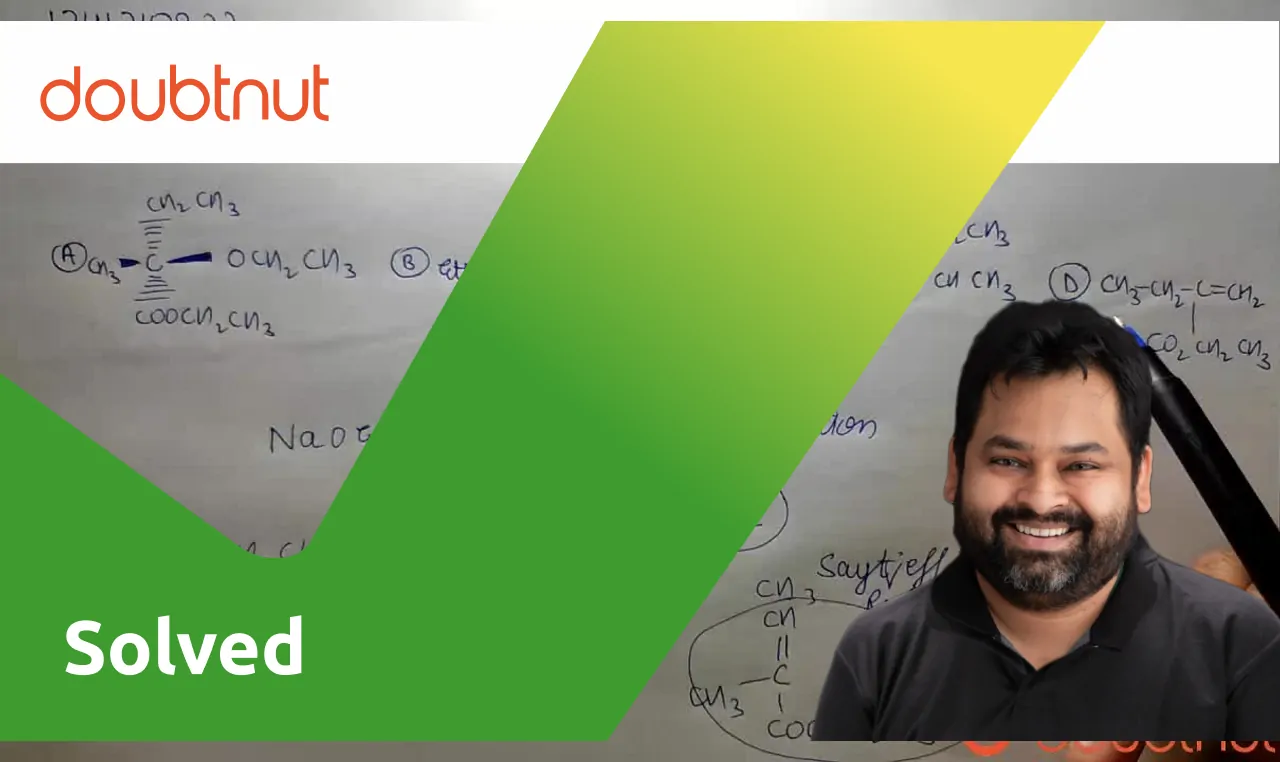 The Major Product Of The Following Reaction Is A B C D C B