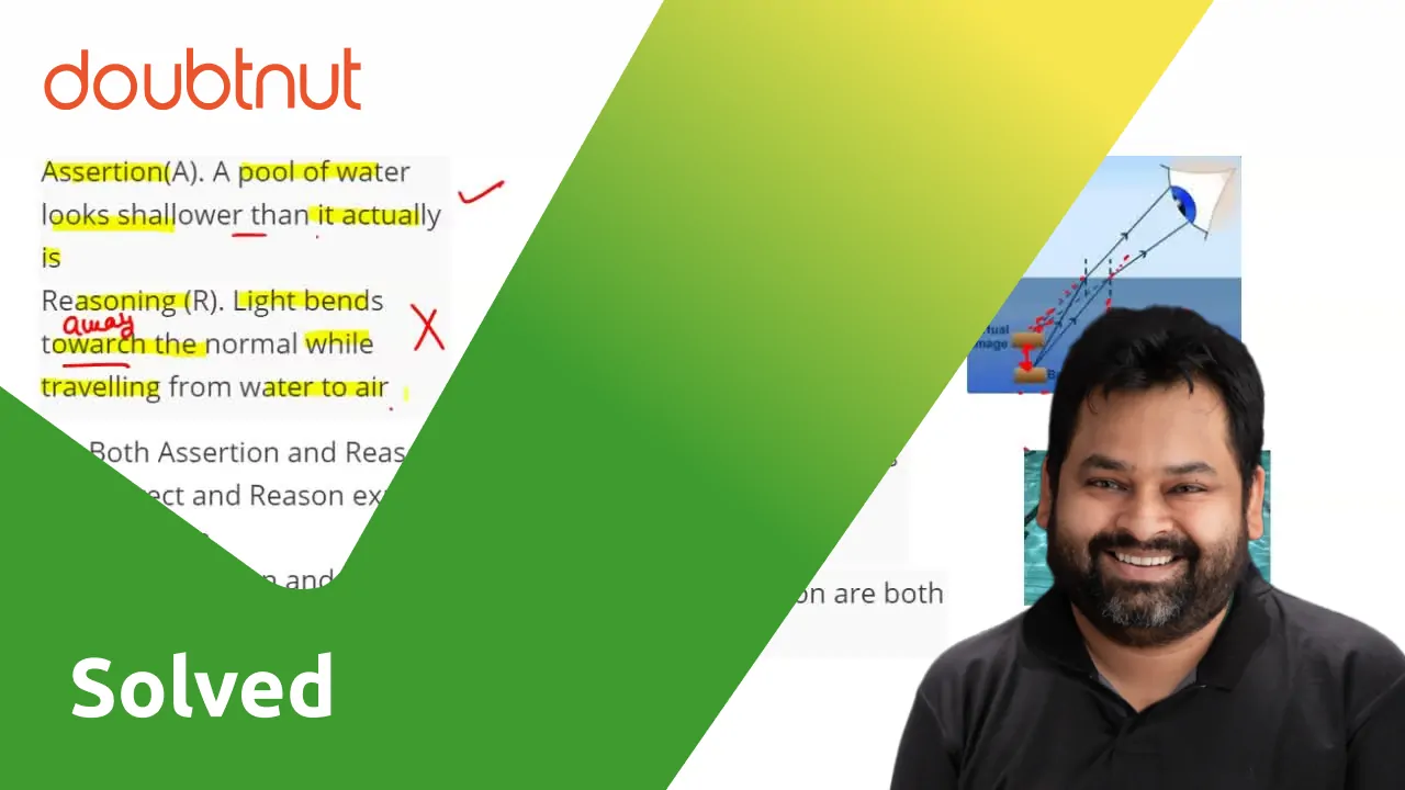 Both Assertion and Reason correct but Reason does not explains Asserti