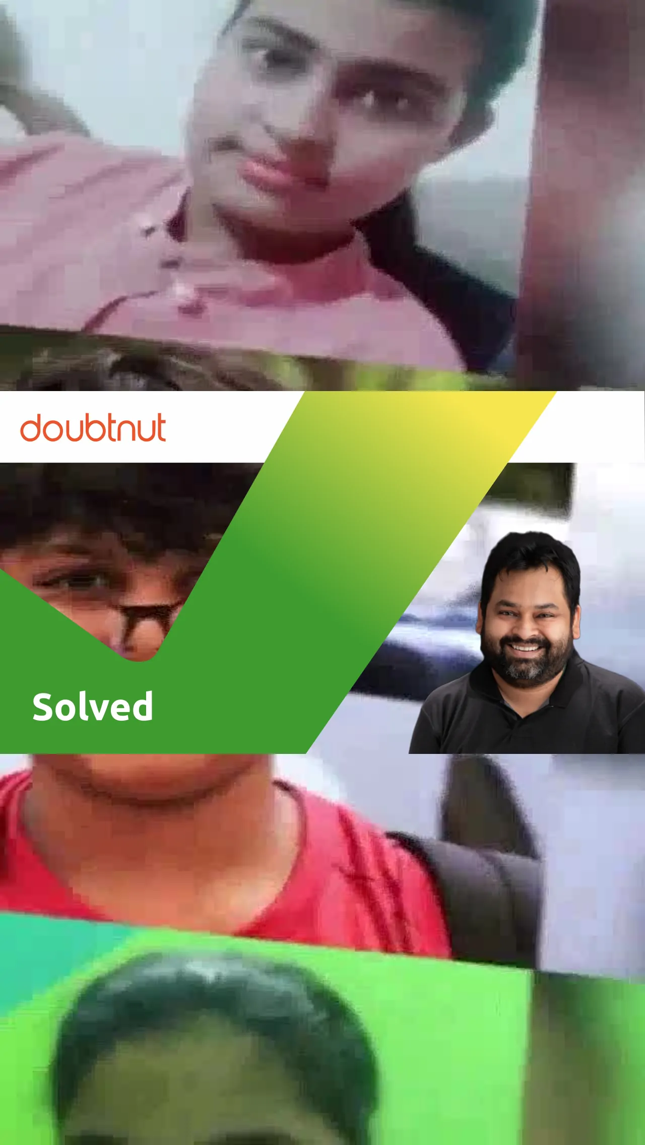 Sonu Sood awarding Aditya Shankar, CEO of Doubtnut