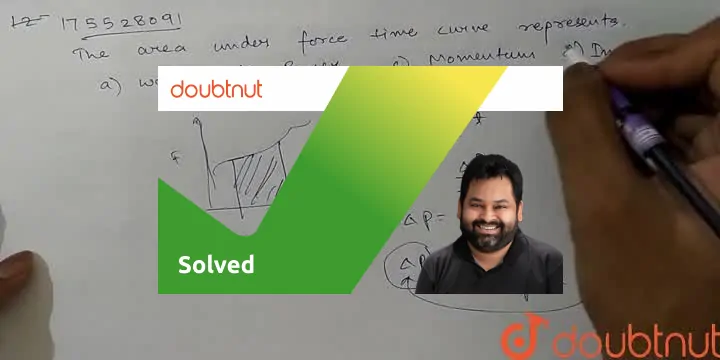 The area under the force time curve represents