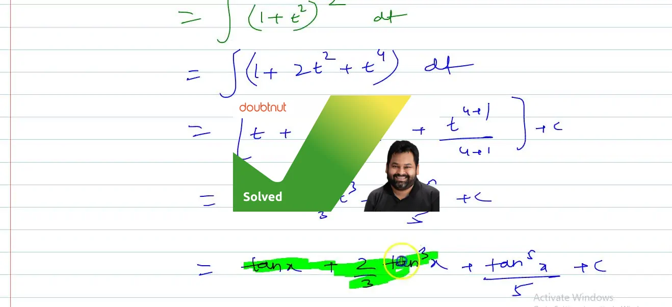 [Solved] intsec^6xdx