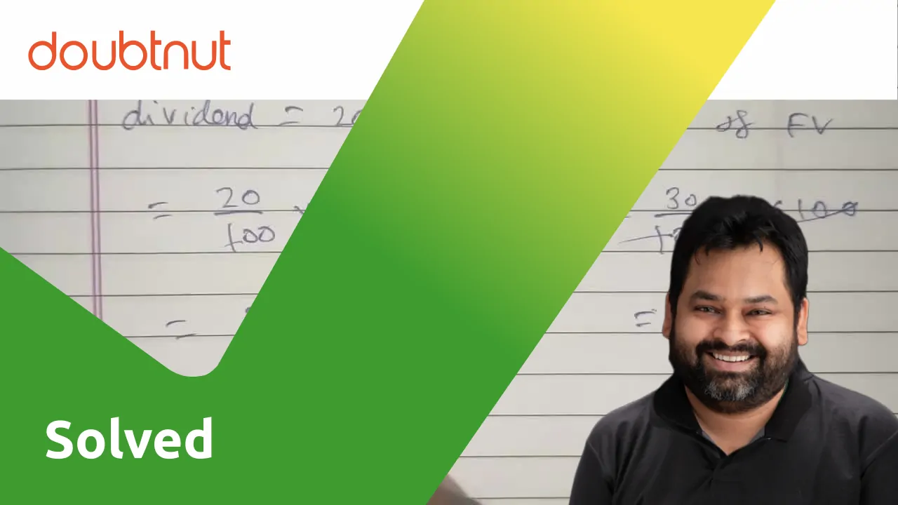 [Tamil] Usha joshi invested an equal amount in two companies by purcha