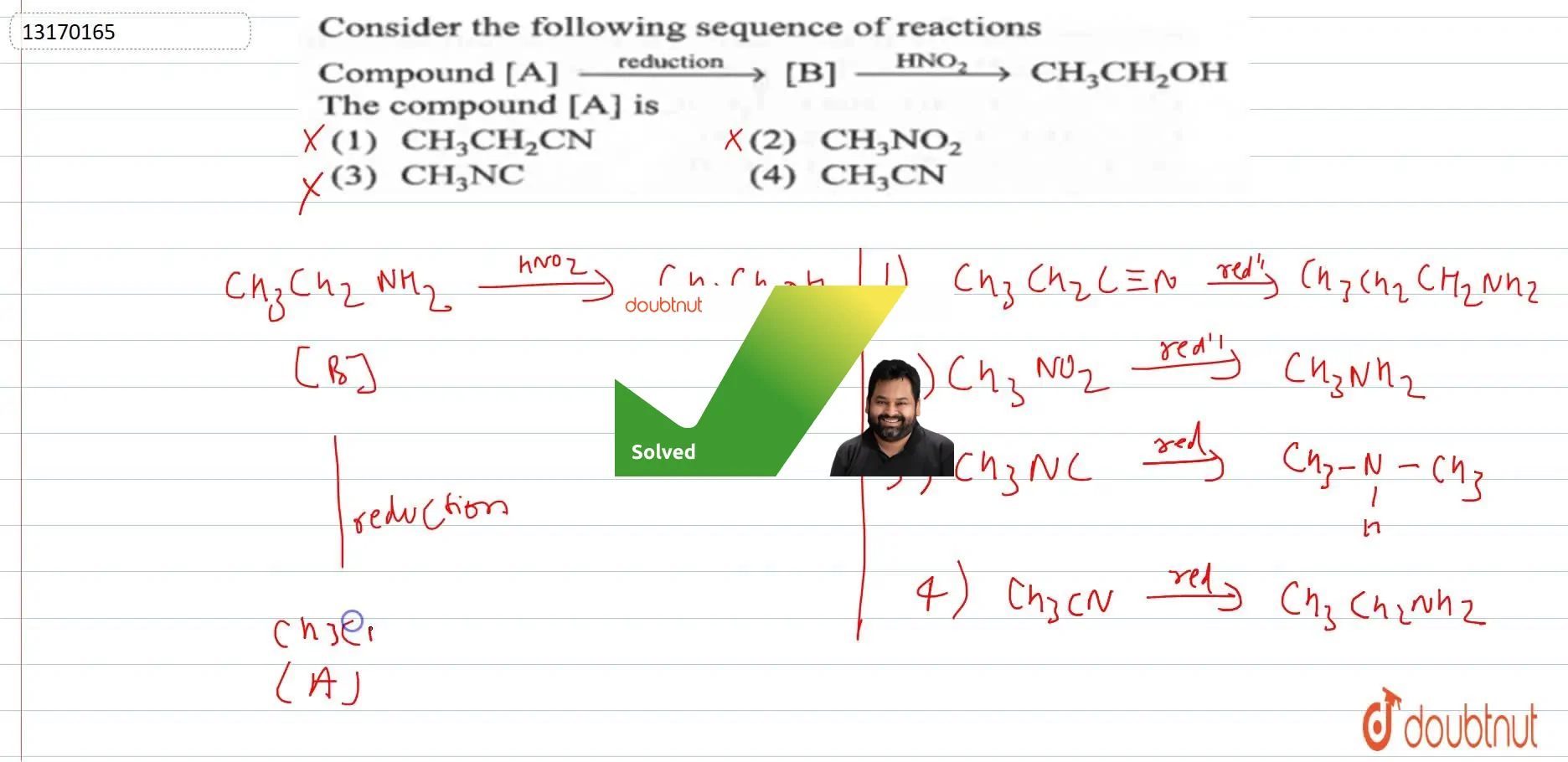 Consider The Following Sequence Of Reactions Compounds [a] Overset