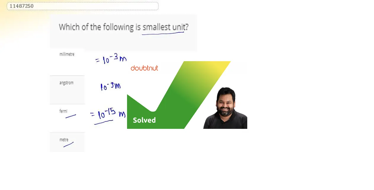 Which of the following is smallest unit?