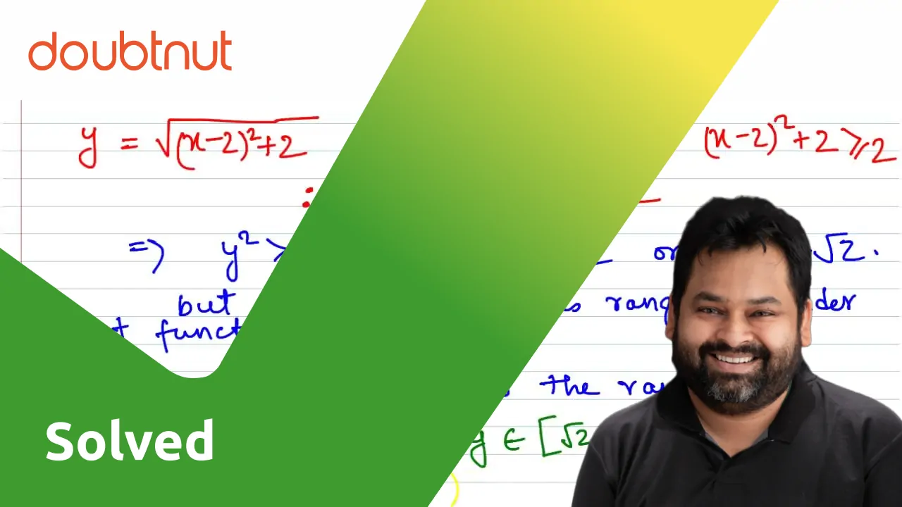 Find The Domain And Range Of F x sqrt x 2 4x 6 
